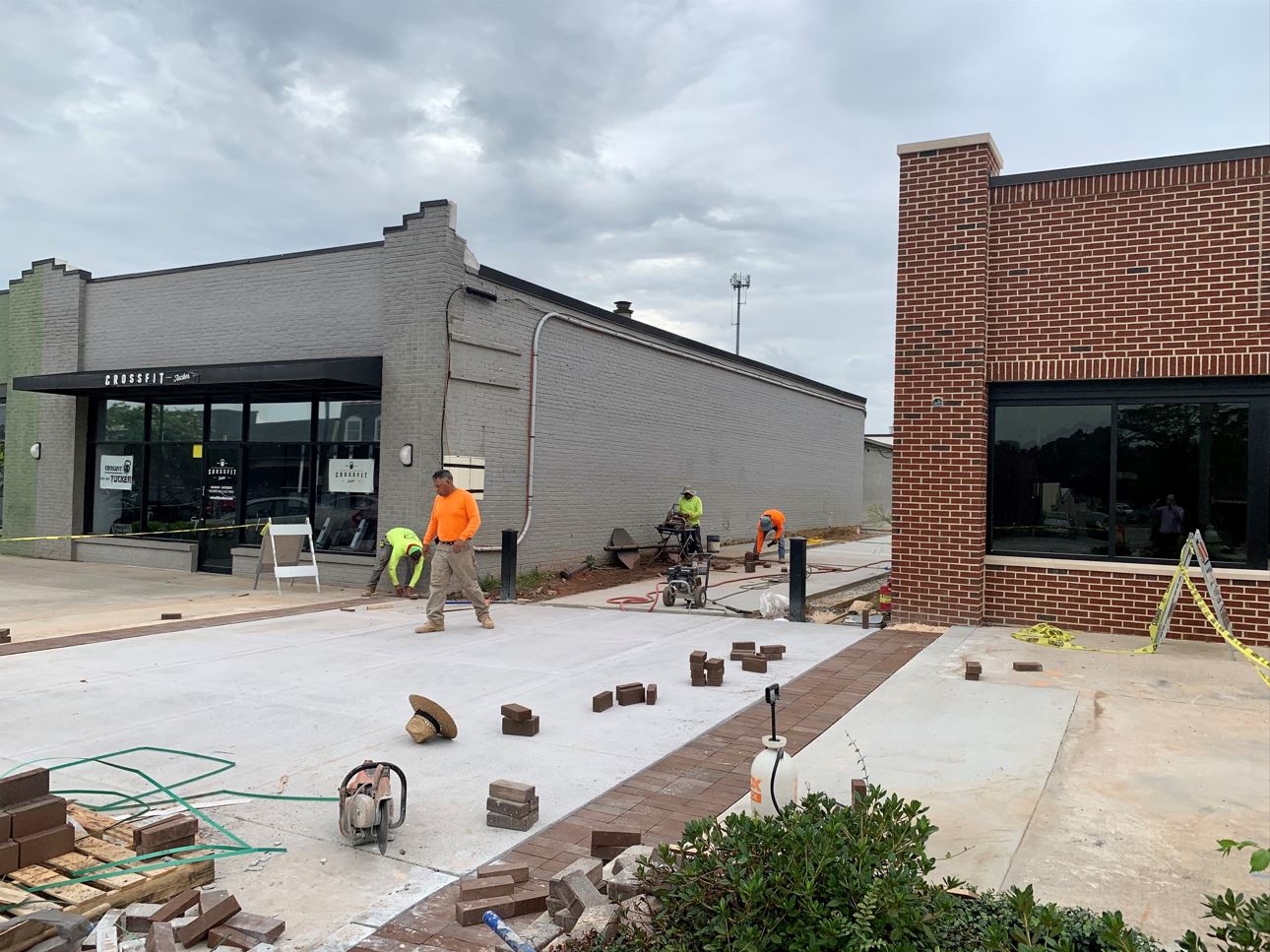Main Street Entrance to Alley Under Construction – Friends of Tucker Path